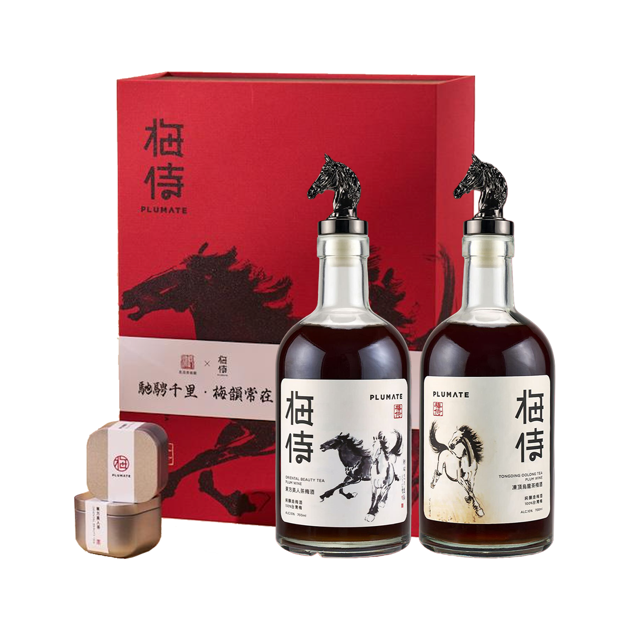 梅侍 徐悲鴻《雙馬》藝術典藏限量禮盒 – 城市好酒 City9